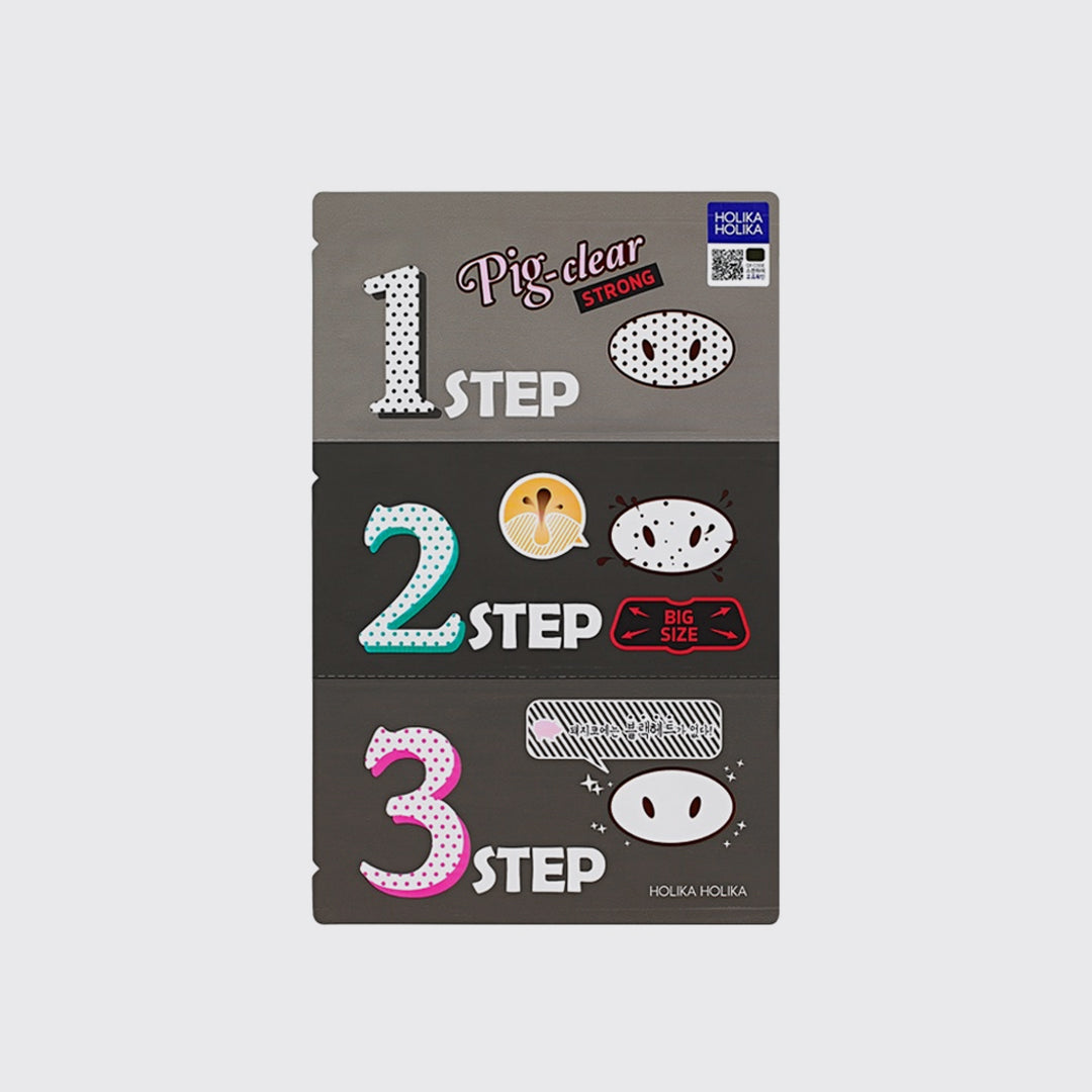Holika Holika Pig Nose Clear Blackhead 3-Step Kit Strong – thekshop.ca